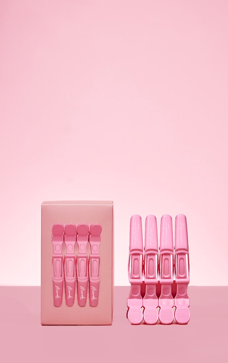 Mermade Hair Grip Clips Pink 4-Pack | PrettyLittleThing