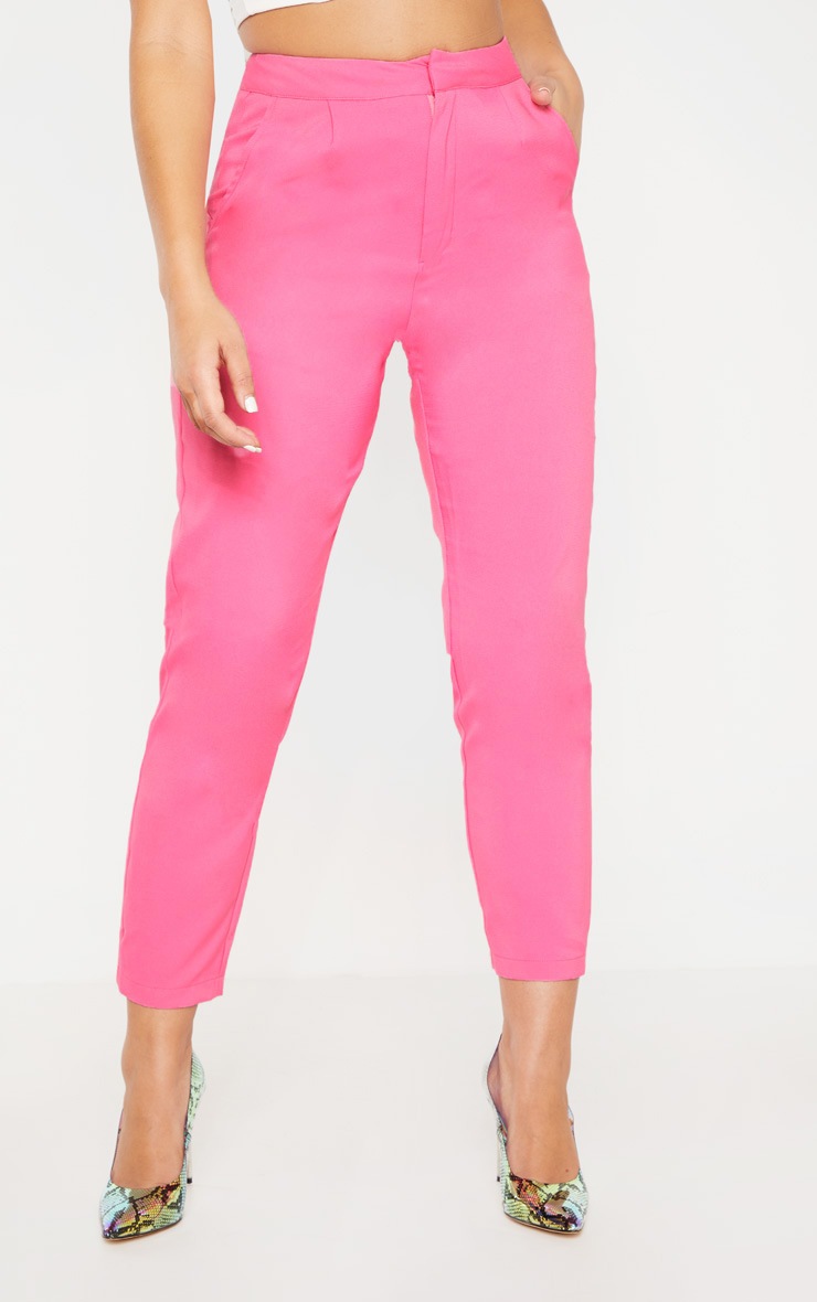 Bubblegum Pink Cropped Pants | Co-ords | PrettyLittleThing USA
