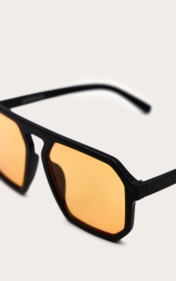 Orange Lens Aviator Sunglasses | Accessories | PrettyLittleThing AUS