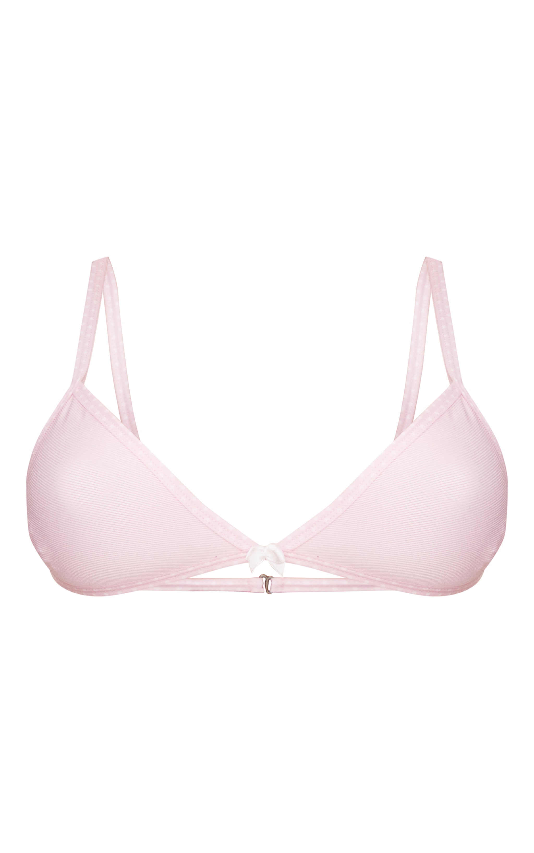 pink triangle bra