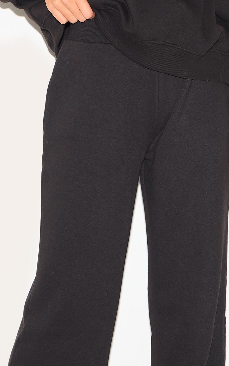 Black Flared Split Hem Sweatpants | Sweat | PrettyLittleThing USA