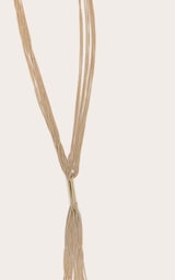 Gold Delicate Chain Drape Necklace | Accessories | PLT
