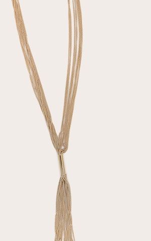 Gold Delicate Chain Drape Necklace | Accessories | PLT