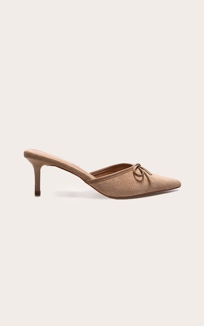 Heels with bows | PrettyLittleThing