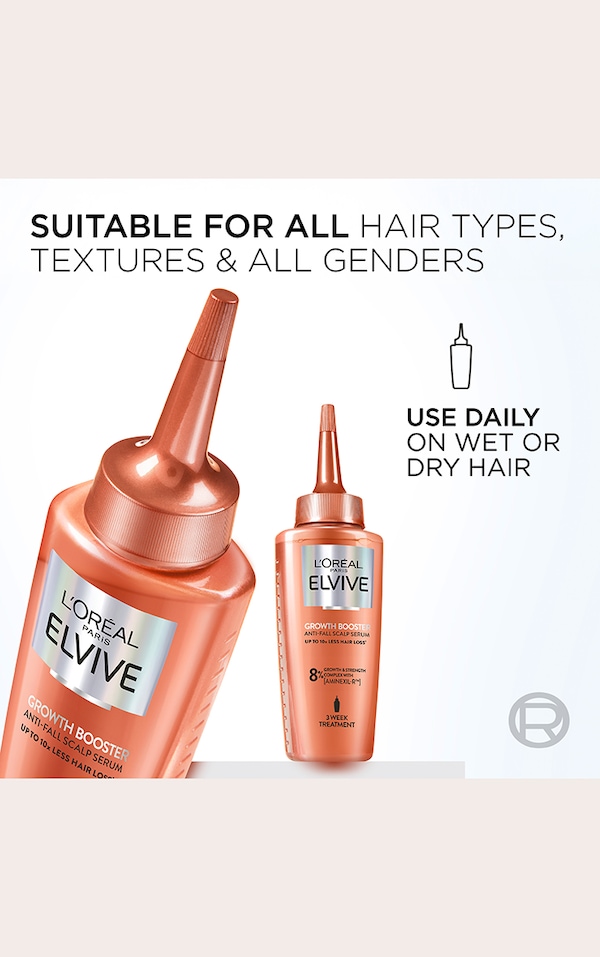 L’Oréal Paris Elvive Growth Booster Scalp Serum Treatment 102ml ...