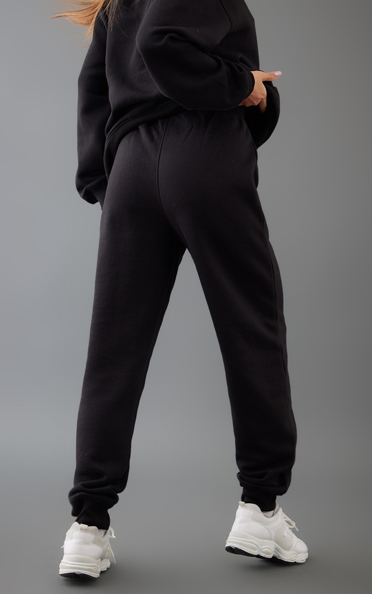 PRETTYLITTLETHING Black Sport Embroidered Joggers | Athleisure | PLT