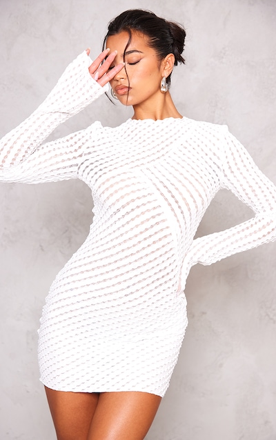 White bodycon dresses | PrettyLittleThing