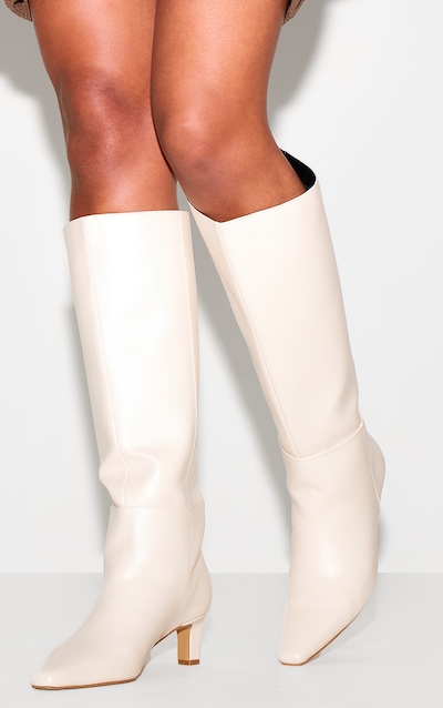 Cream heels | PrettyLittleThing