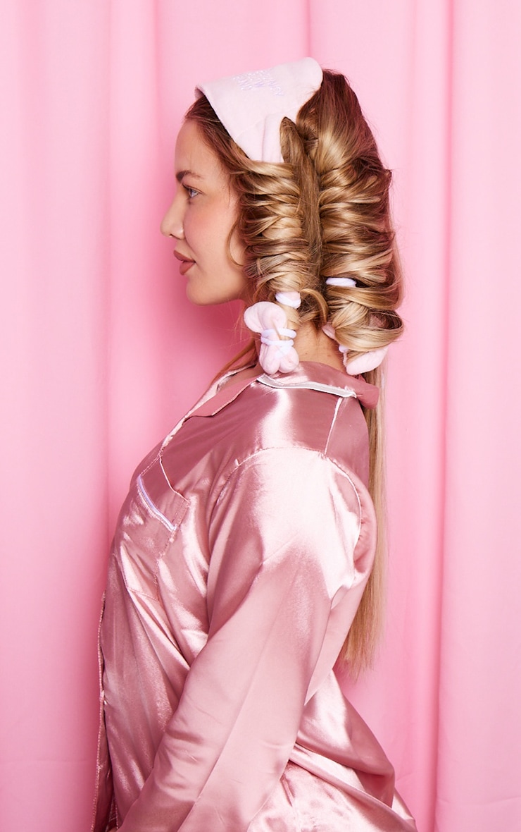 Bouncy Blow Band Pink Microfibre Heatless Curling Band | Beauty | PLT