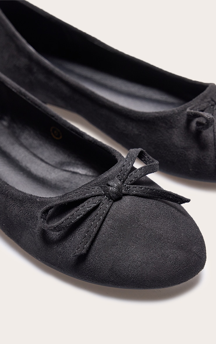 Black Round Toe Ballet | Footwear | PLT