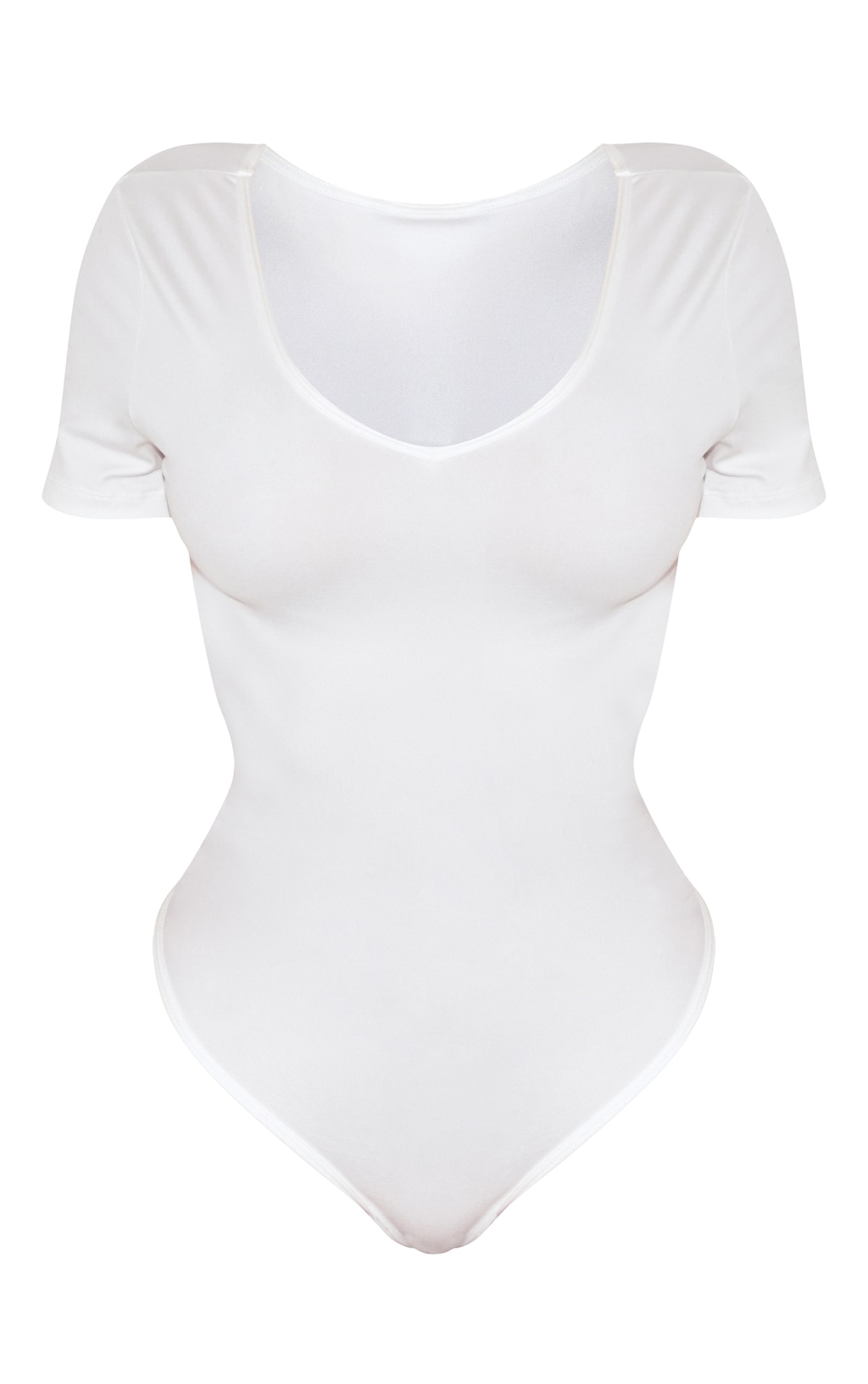 Shape White Sculpted V Neck Short Sleeve Bodysuit | Shape ...