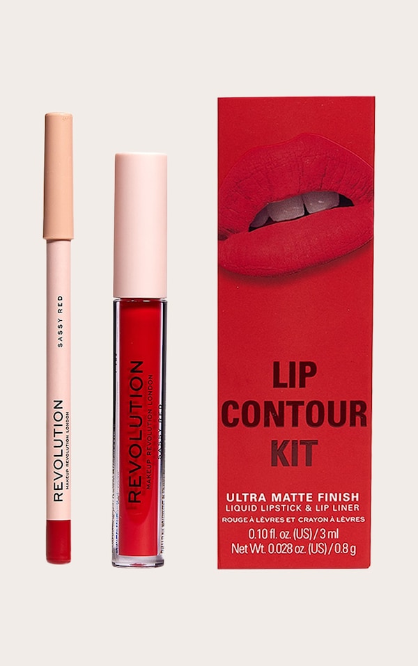 Makeup Revolution Lip Contour Kit Sassy Red | Beauty | PLT