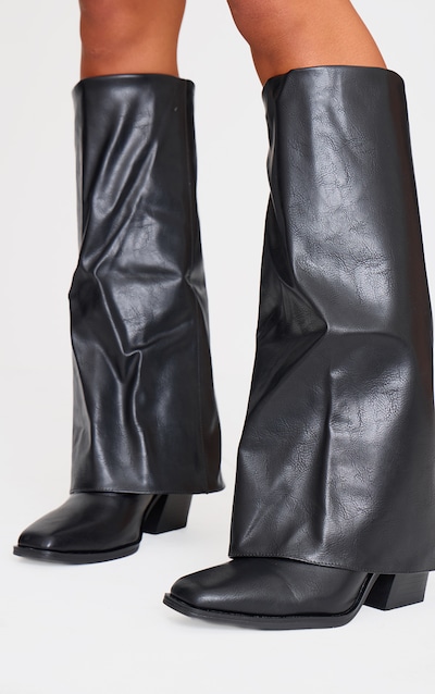 Fold Over Boots | PrettyLittleThing