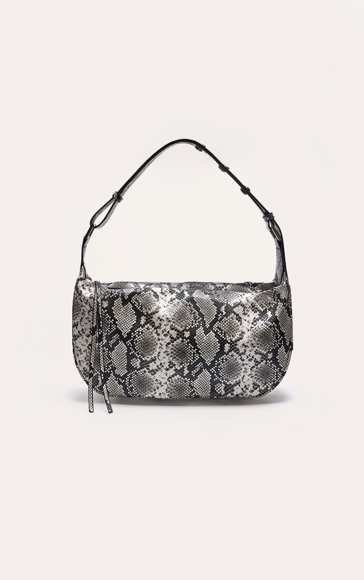 Snake Print Oversized Pu Slouchy Shoulder Bag | Accessories ...