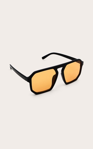 Orange Lens Aviator Sunglasses | Accessories | PLT