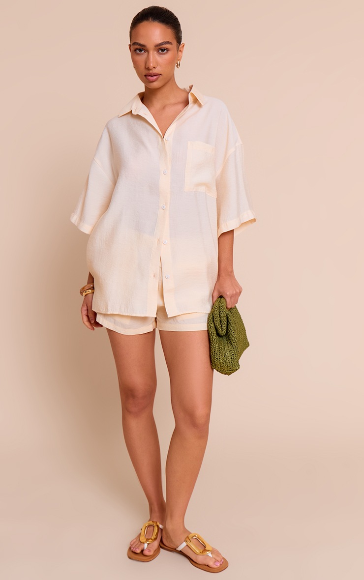 Cream Button Up Shirt | Co-ords | PLT