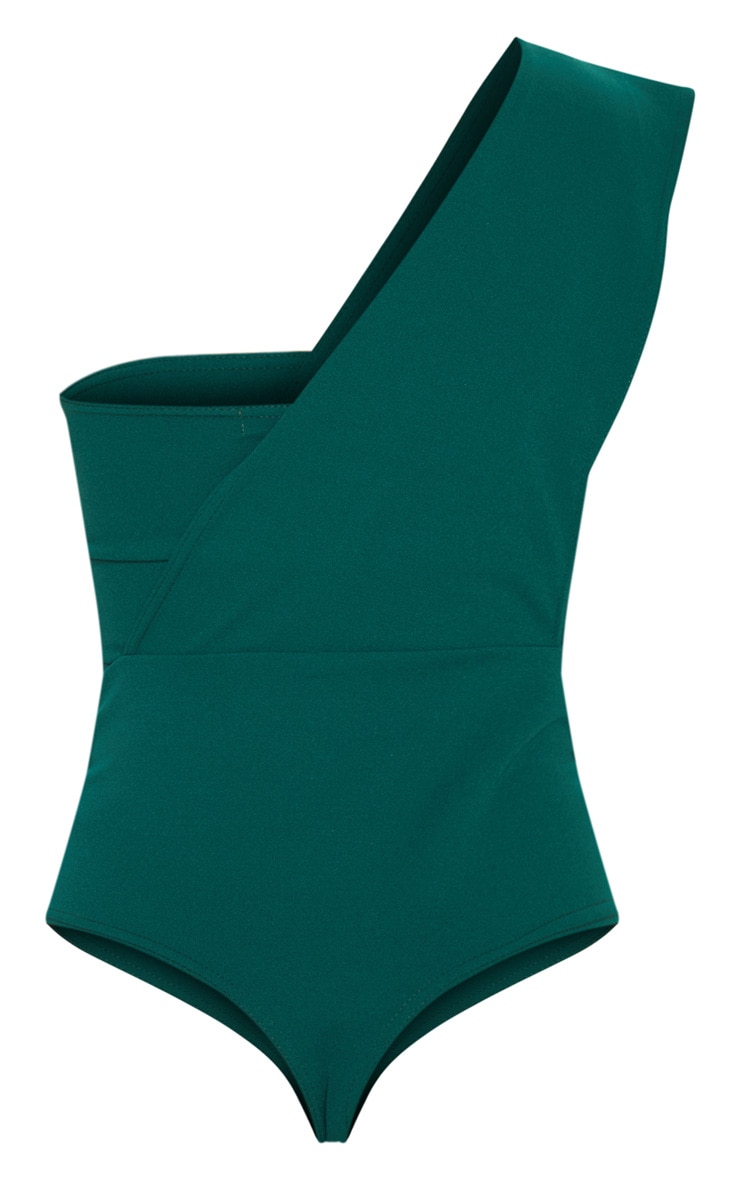 Body vert émeraude manche unique. Tops | PrettyLittleThing FR