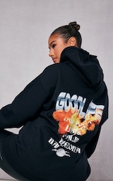 Black Goodlife Back Print Hoodie | Tops | PrettyLittleThing