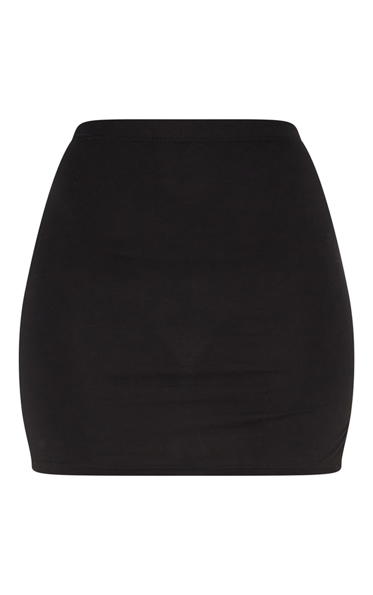 Black Split Mini Skirt | Bottoms | PrettyLittleThing USA