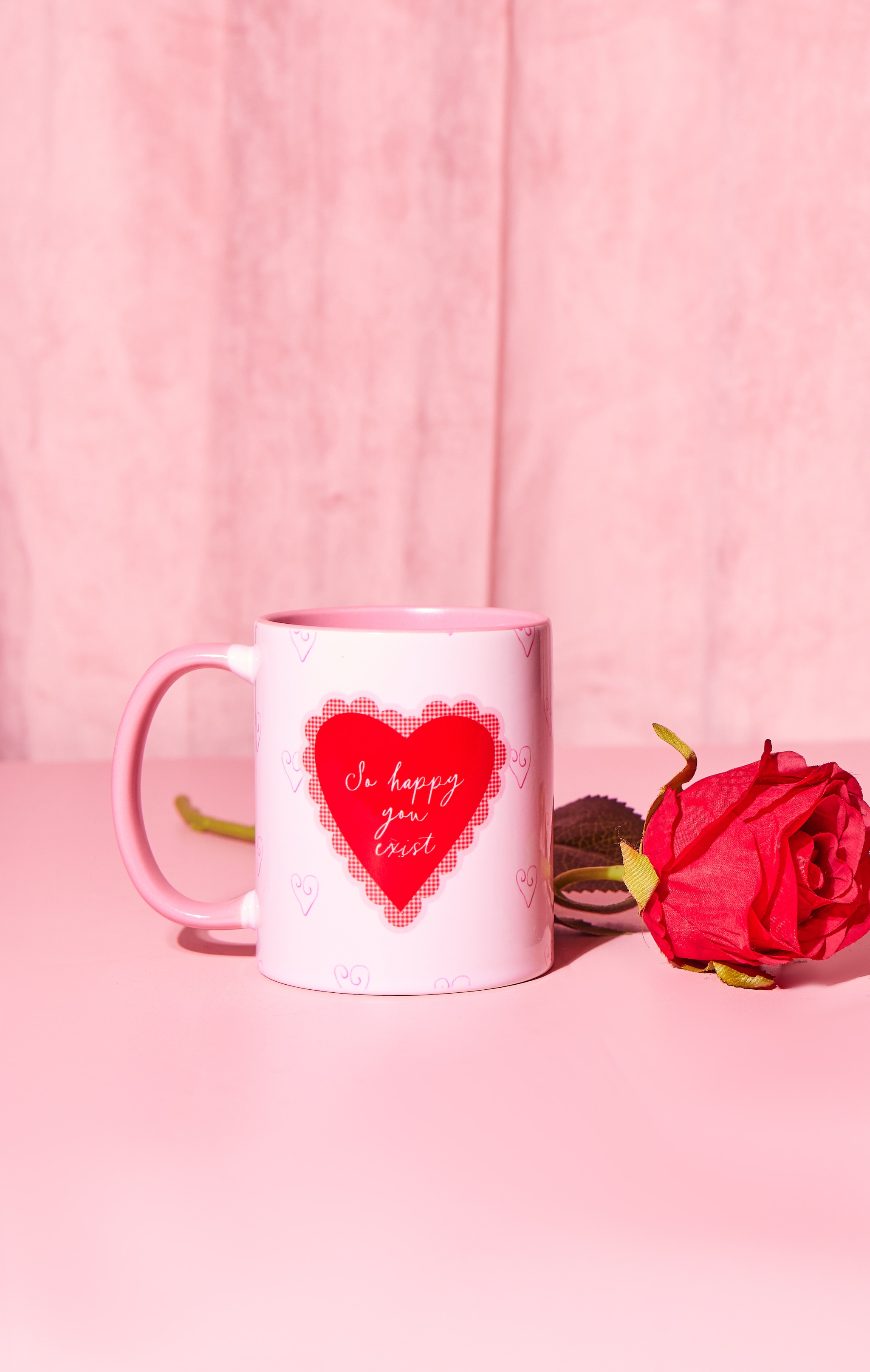 Pink Handled So Happy You Exist Mug | Accessories | PLT