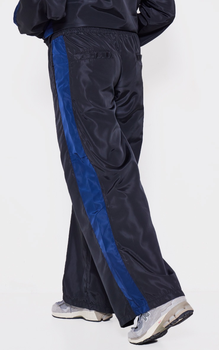 PLT SPORT Navy Shell Panel Tracksuit Joggers | Athleisure | PLT