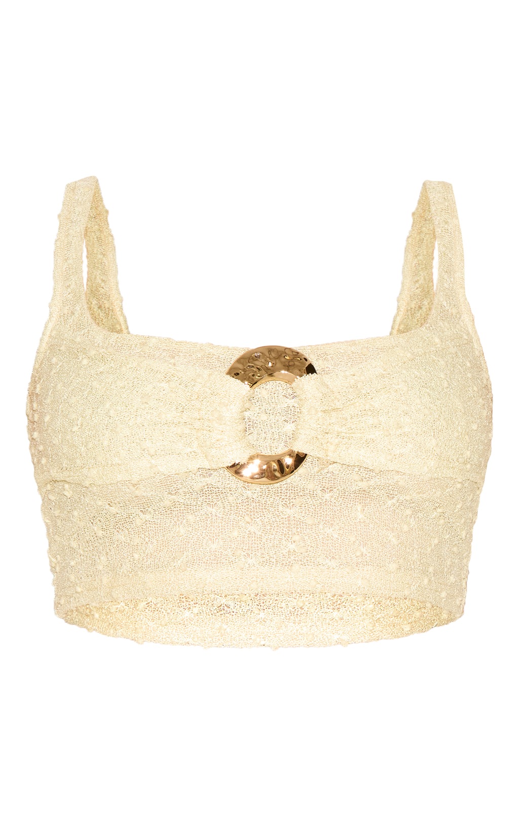 Shape Lemon Textured Gold Hammered Ring Cami Top | Shape ...
