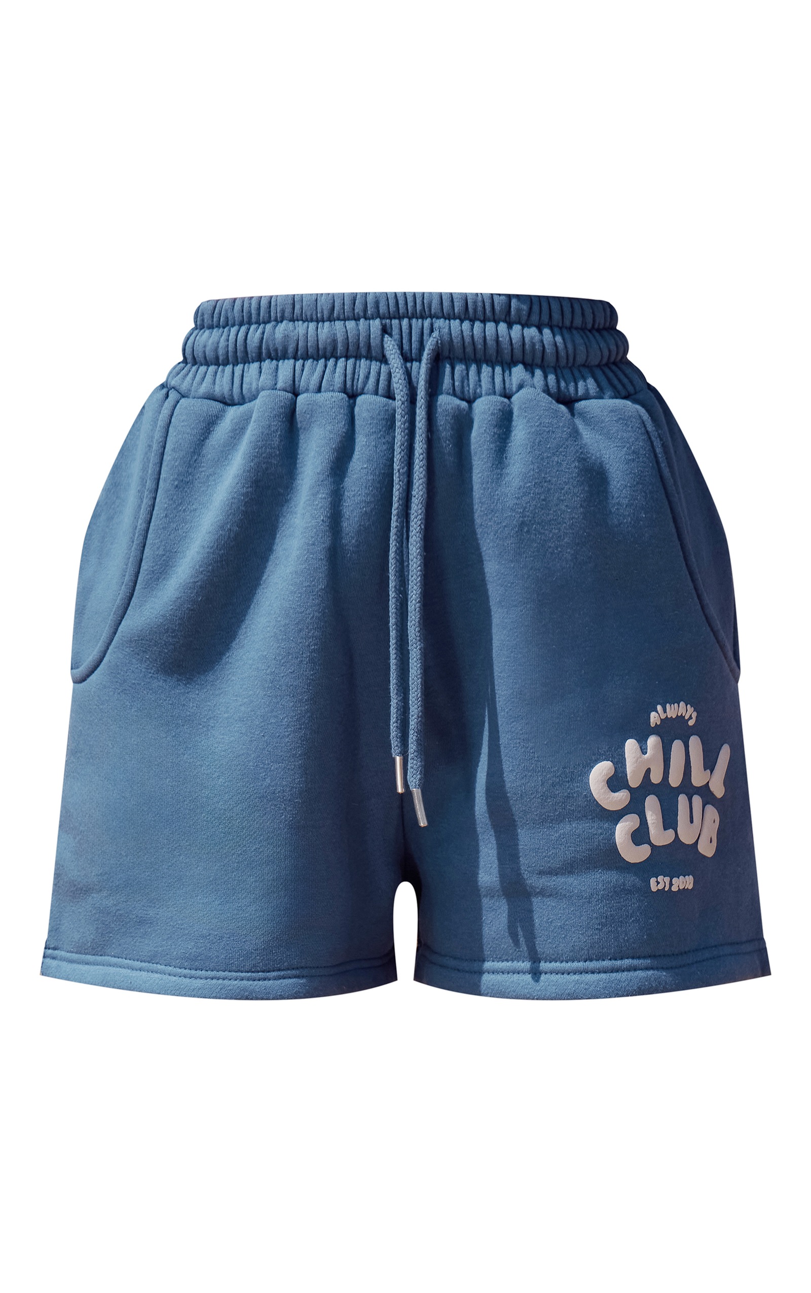 Ink Chill Club Puff Print Drawstring Sweat Shorts | Bottoms | PLT