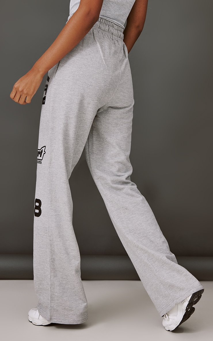 Jogging large gris à imprimé USA | PrettyLittleThing FR