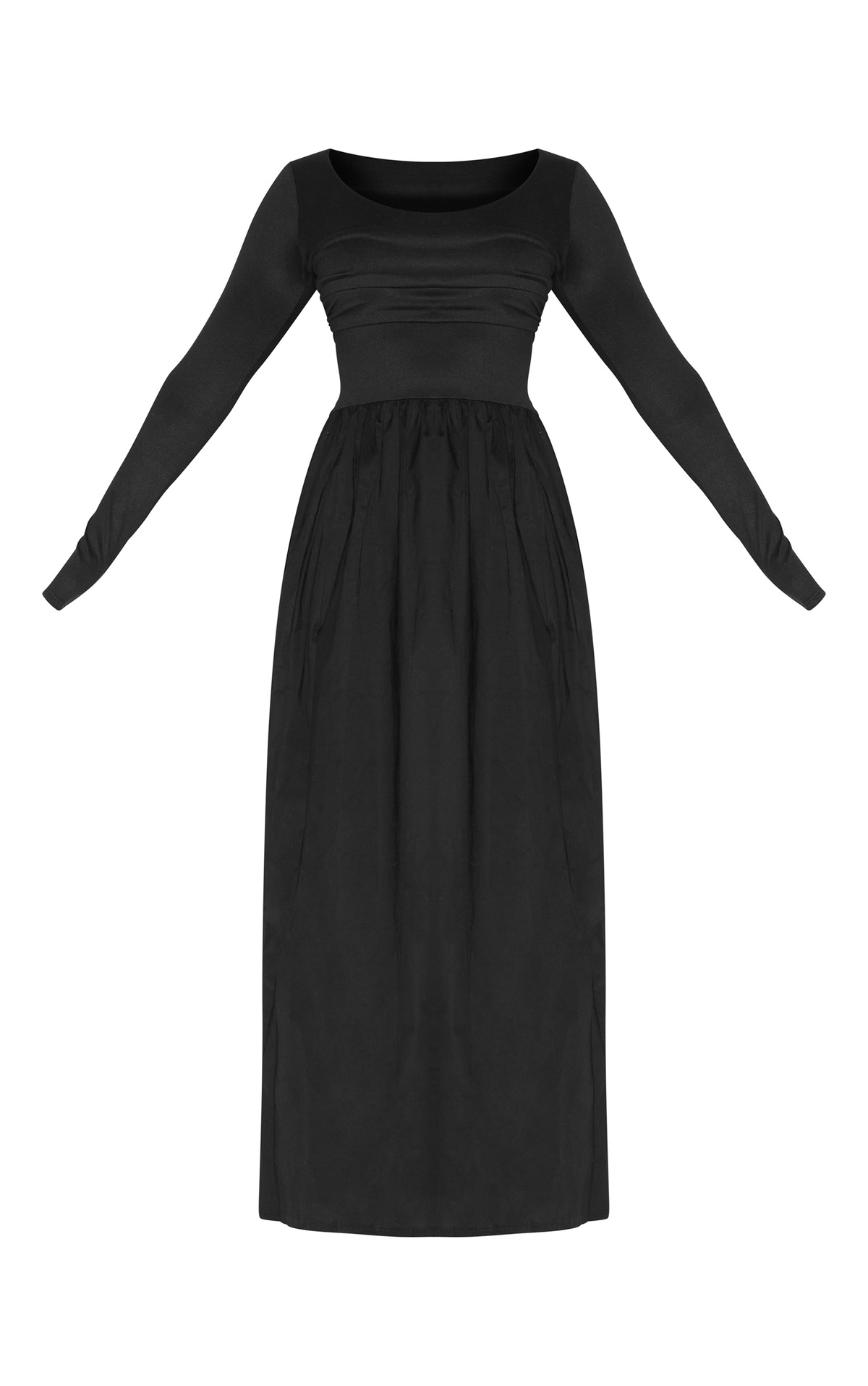 Shape Black Scoop Neck Bust Maxi Shift Dress | Shape ...