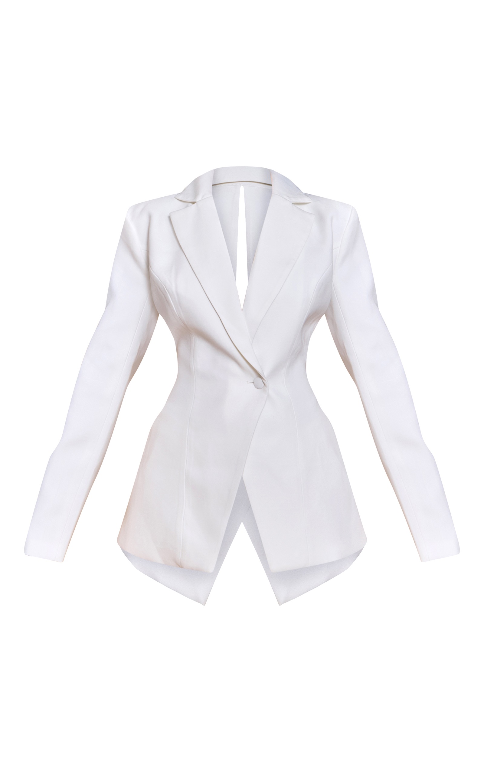 Petite Cinched Waist Open Back Blazer | Petite | PLT