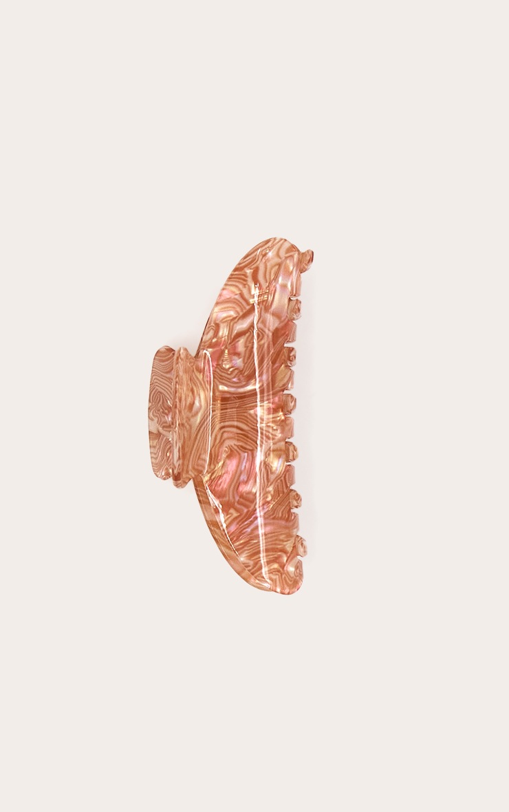 Peach Marble Claw Clip | Accessories | PrettyLittleThing USA