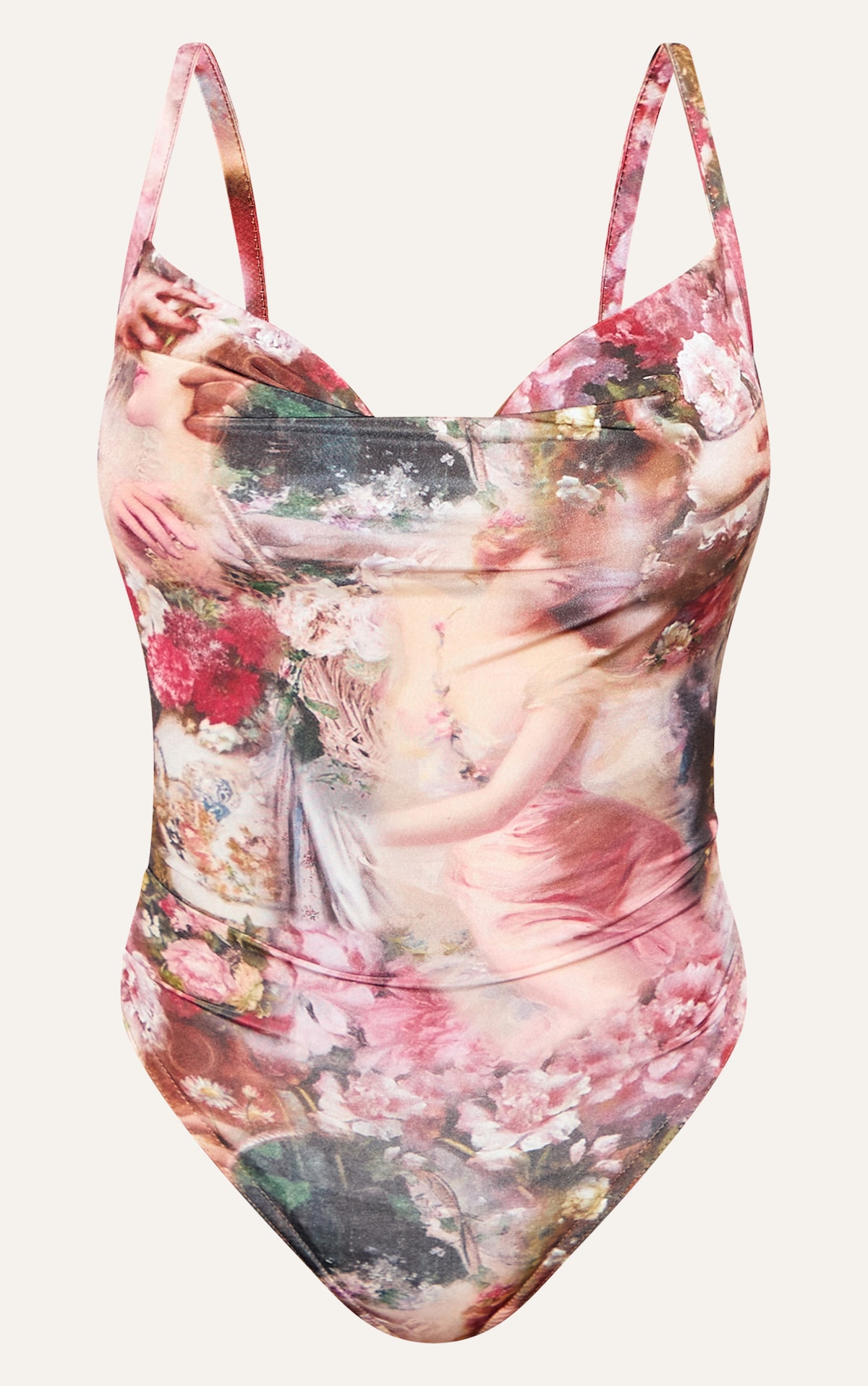 Shape Rose Femme Renaissance Cowl Neck Bodysuit | Shape | PLT