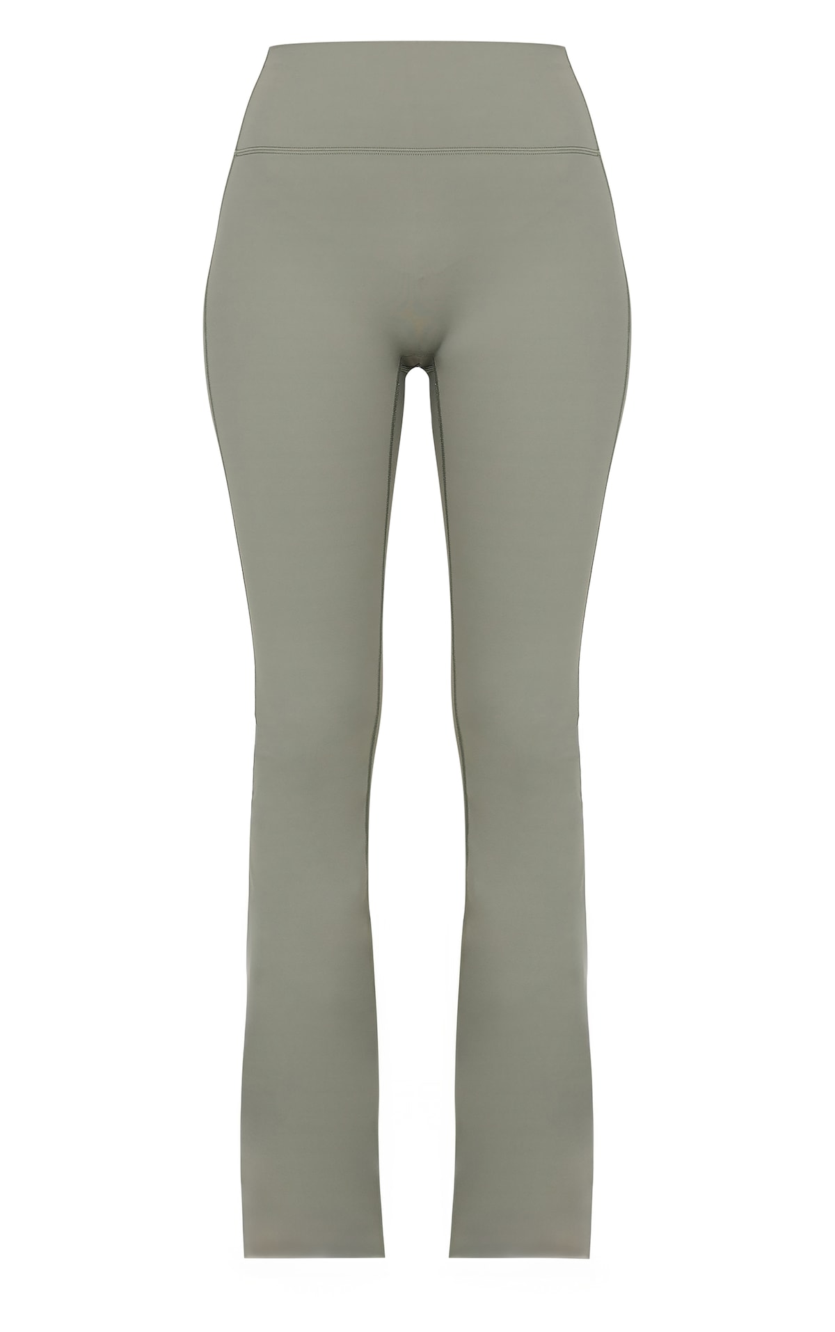 Tall Olive Sculpt High Waisted Flared Yoga Pants | Tall ...