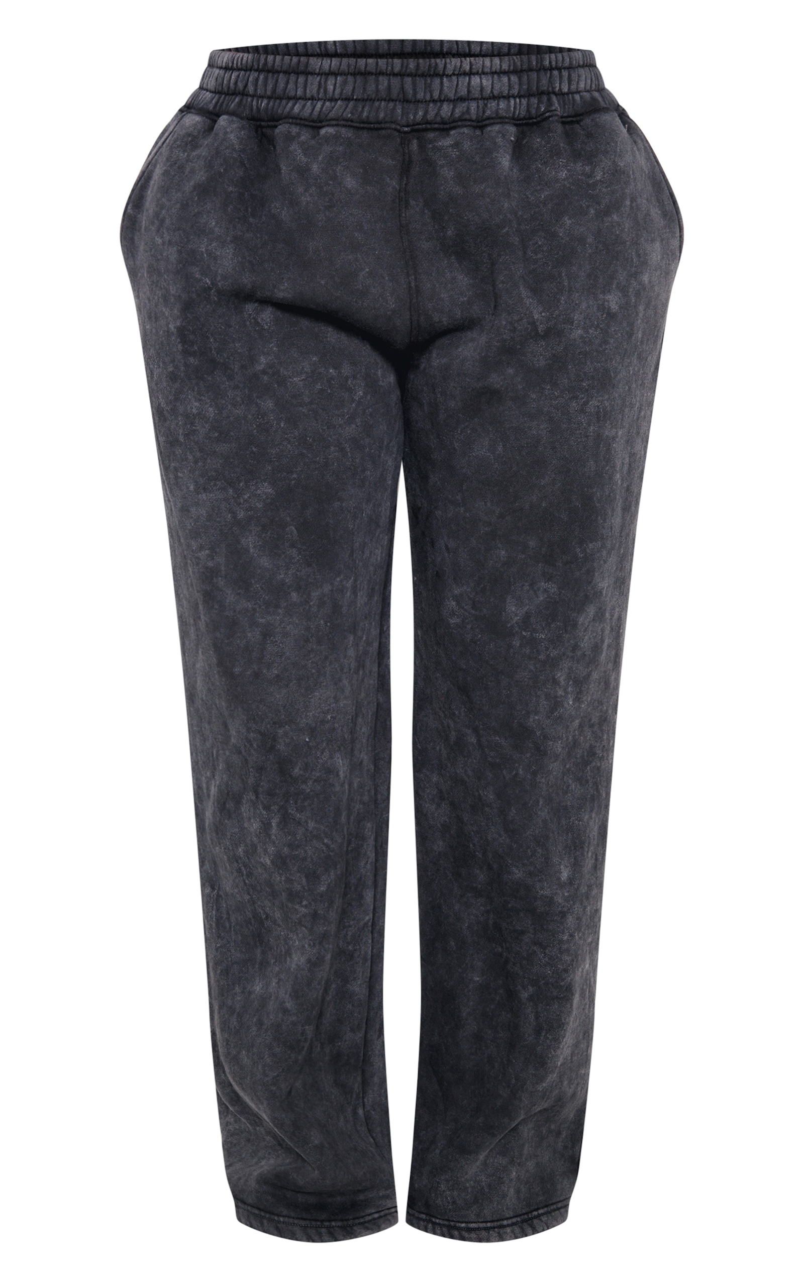 Shape Black Washed Wide Leg Joggers | Shape | PLT