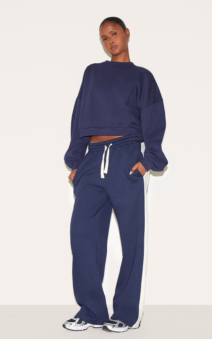 Navy Premium Boxy Sweatshirt | Athleisure | PLT AUS