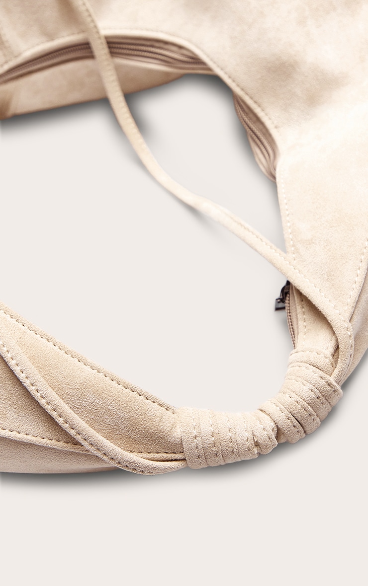 Stone Faux Suede Slouchy Shoulder Bag | Accessories | PLT