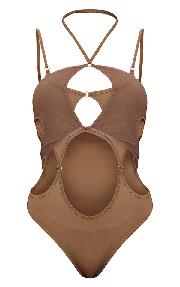 Body Dos Nu En Café Au Lait À Détail Découpes Et Anneaux | Tops | PLT FR