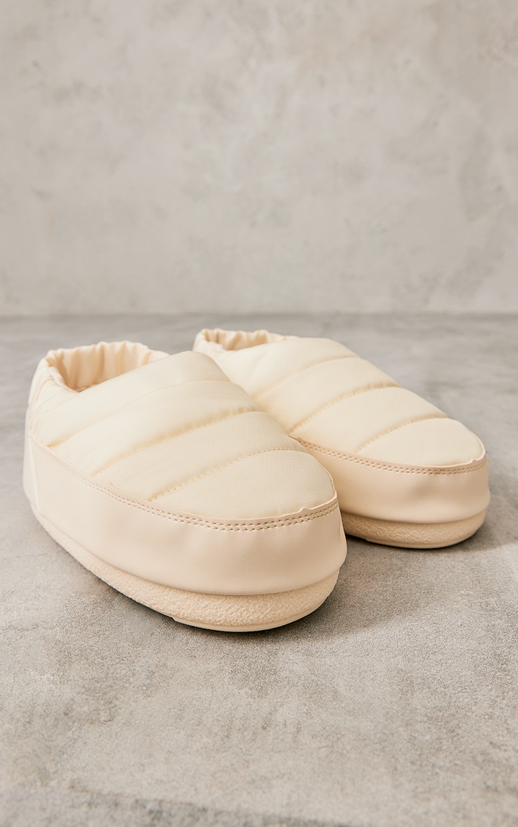 MOON BOOT Cream Sandal Band Nylon | Footwear | PrettyLittleThing