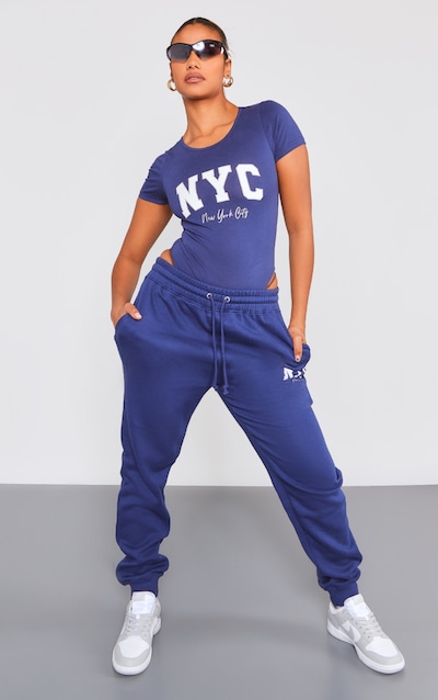 Blue joggers | PrettyLittleThing