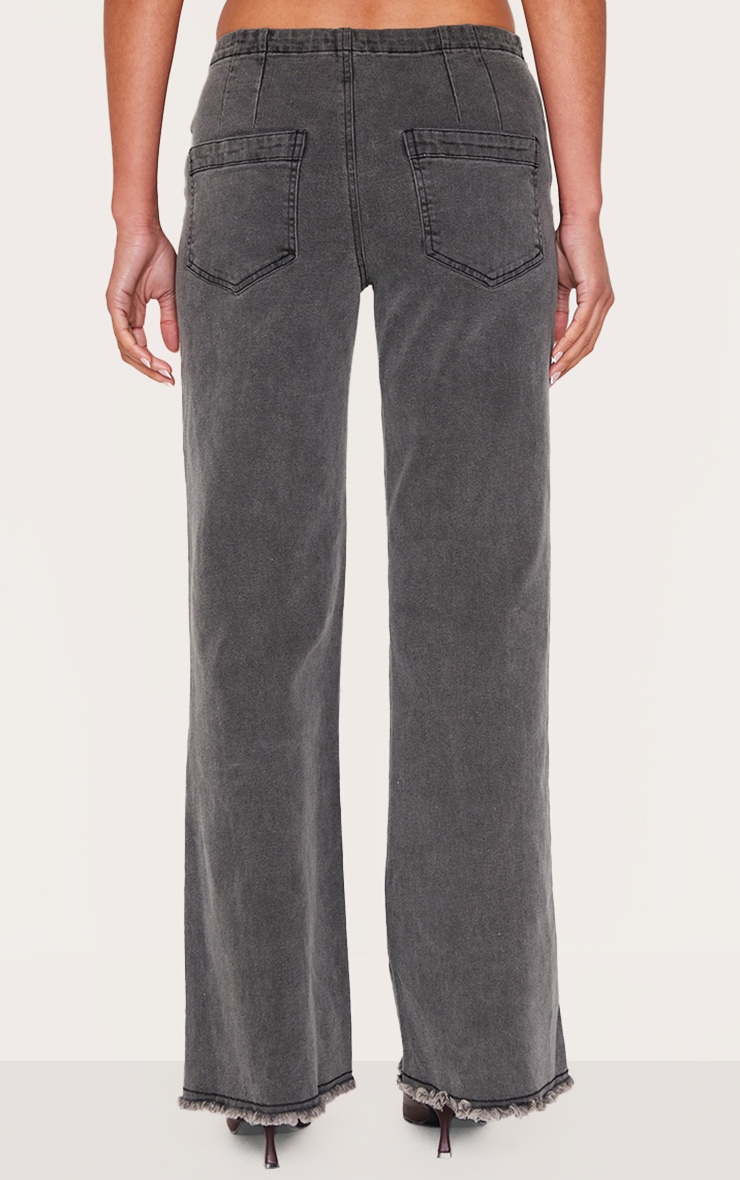 Black Invisible Waistband Low Rise Jeans | Denim | PLT USA