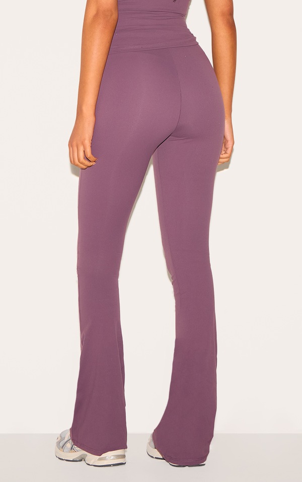 Tall Eggplant Core Collection Tab Contour Sculpt Foldover Pants | Tall ...