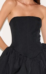 Premium Black Bandeau Puff Ball Dress | Dresses | PrettyLittleThing USA