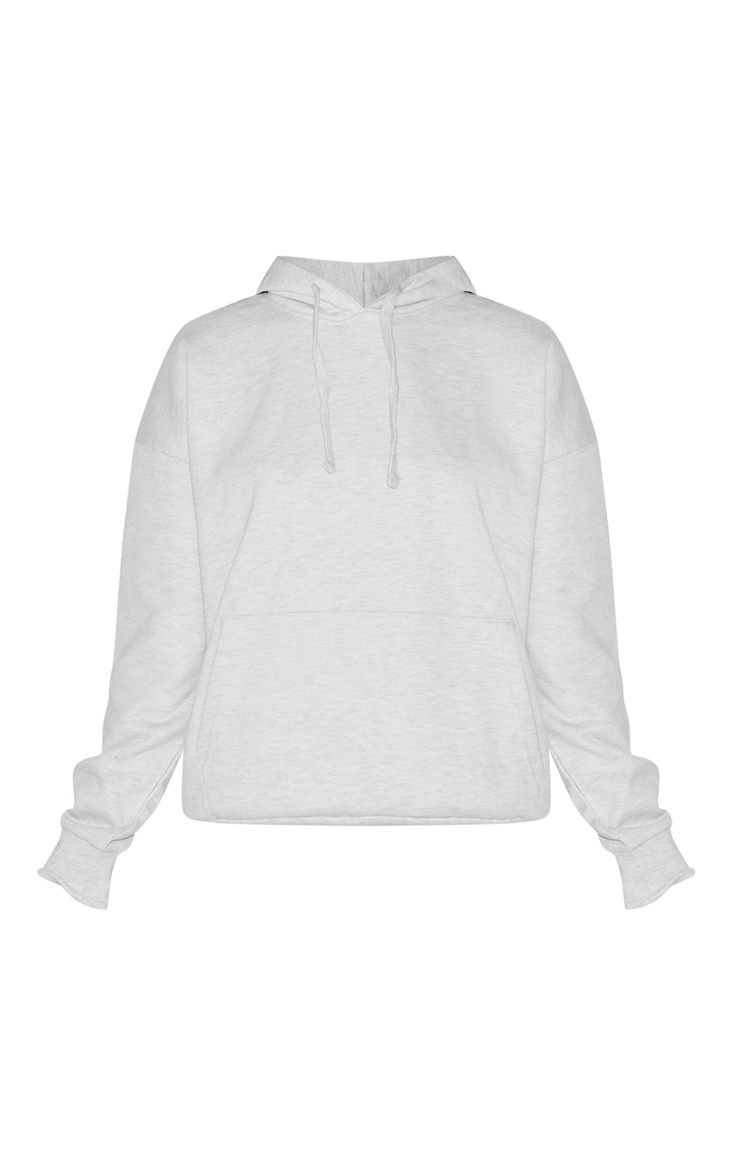 PLT Ash Grey Premium Studio Print Oversized Hoodie | Athleisure ...