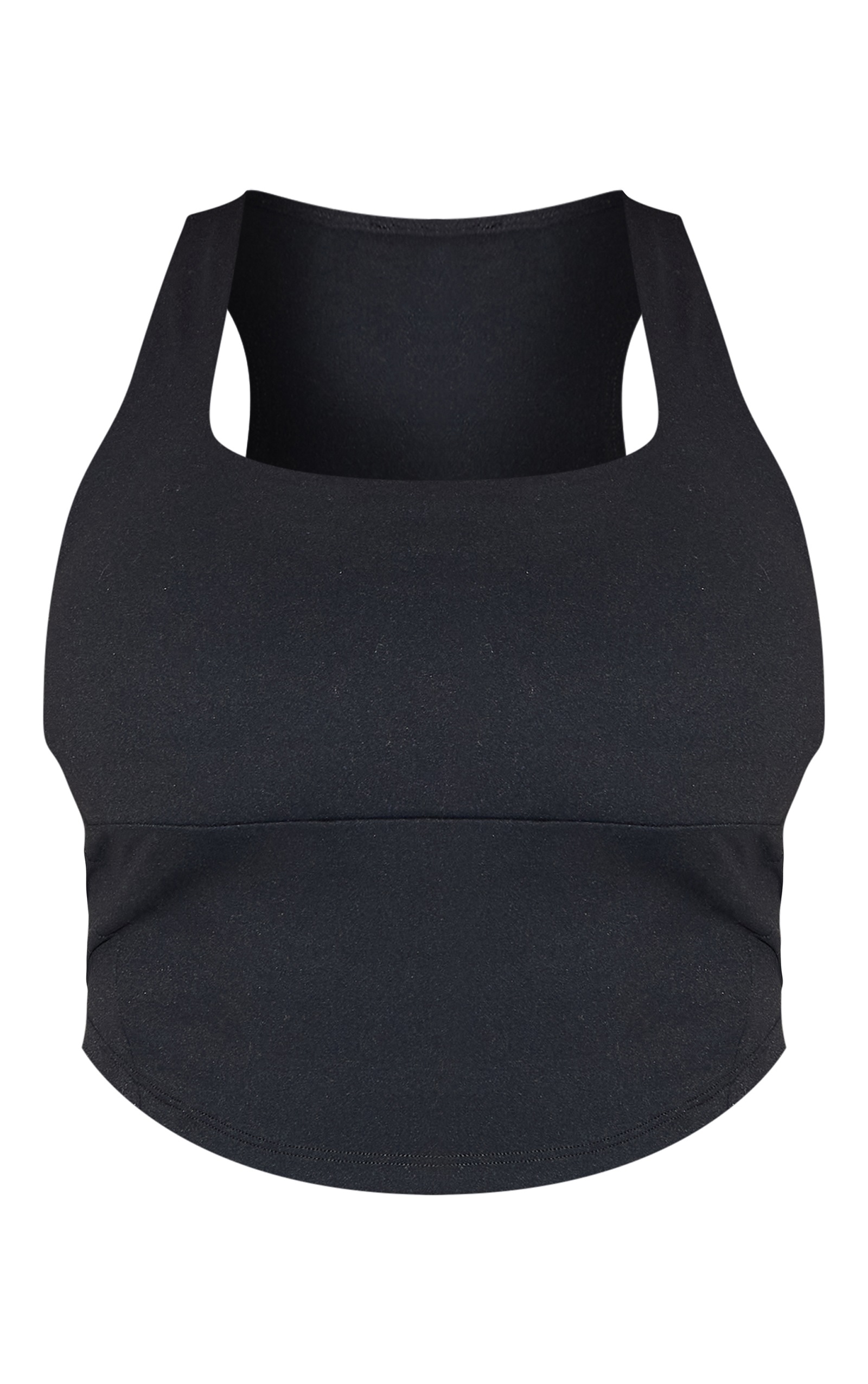 Shape Black Active Cupped Seam Detail Sports Bra | Shape | PLT USA
