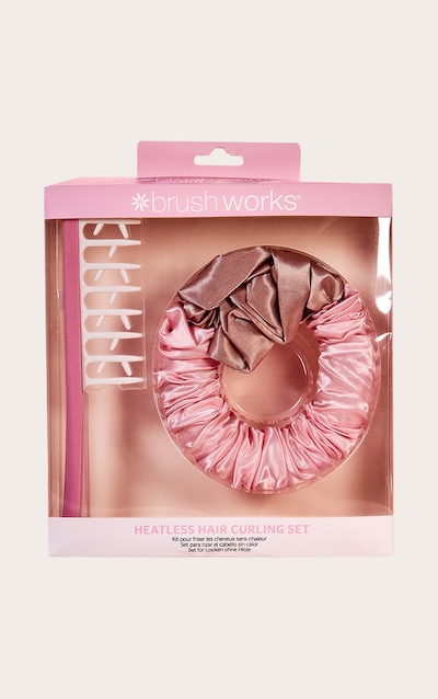 Brushworks Heatless Hair Brush Scrunchie Curling Set | Beauty | PLT
