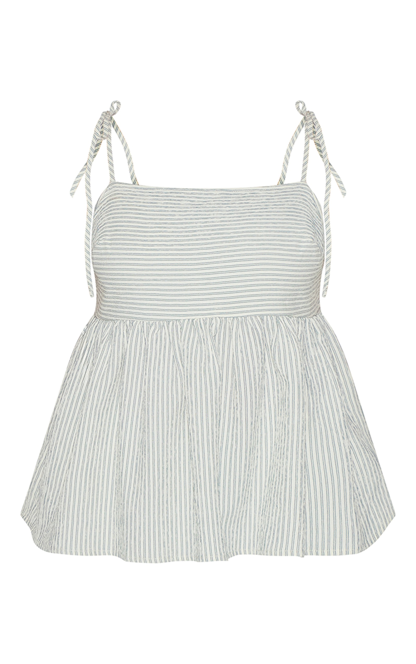 Plus Sage Green Woven Textured Striped Floaty Top | Plus Size ...