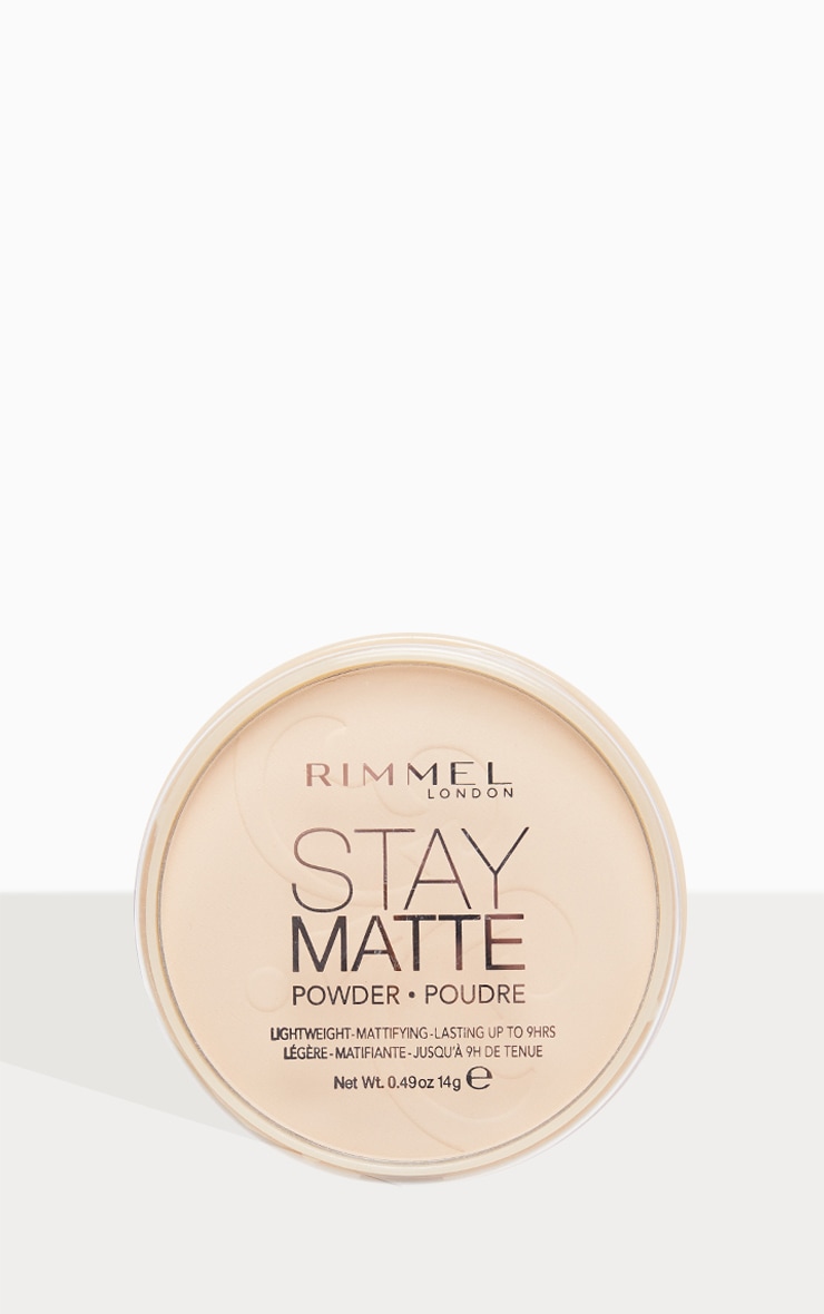 Rimmel Stay Matte Pressed Powder In Transparent | PrettyLittleThing