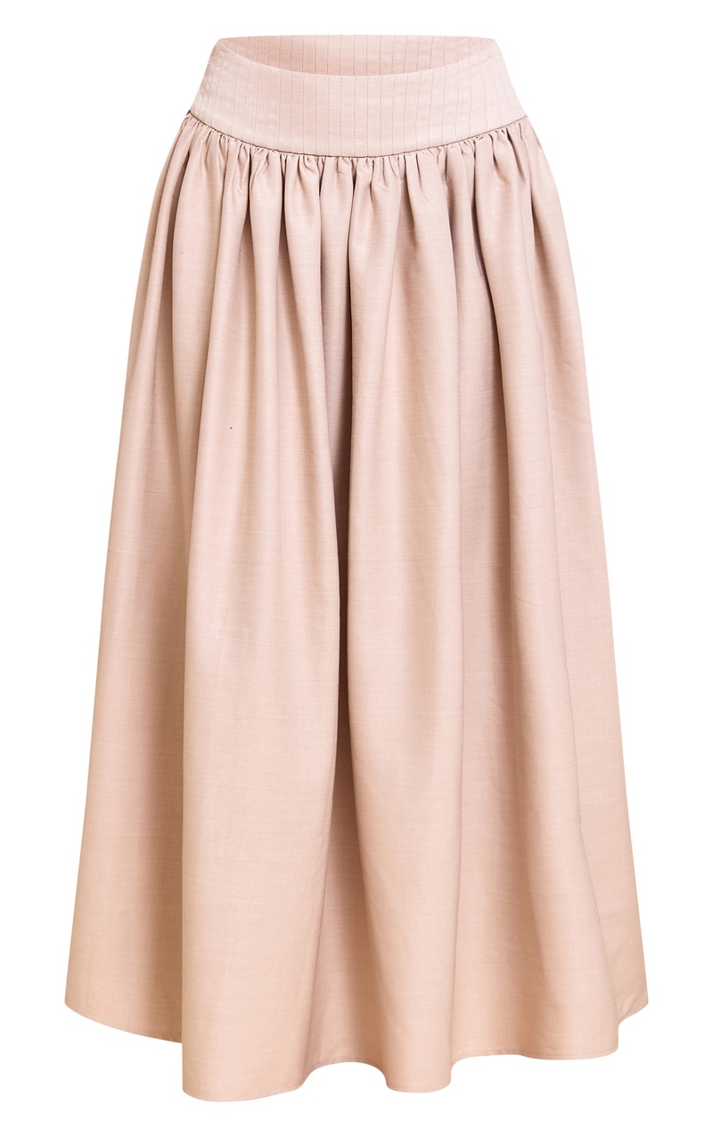 Stone Woven Drop Waist Rib Panel Maxi Skirt | Bottoms ...