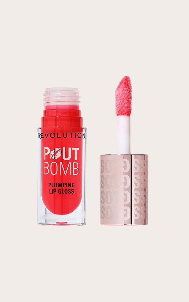 Revolution Pout Bomb Plumping Gloss - Cherry | Beauty | PLT
