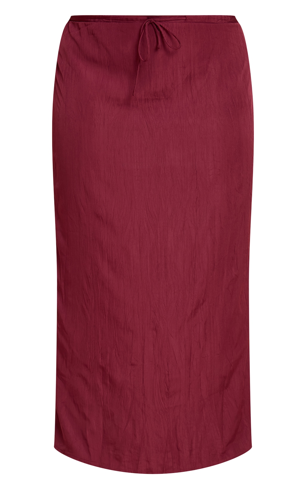Plus Plum Textured Tie Waist Detail Maxi Skirt | Plus Size ...